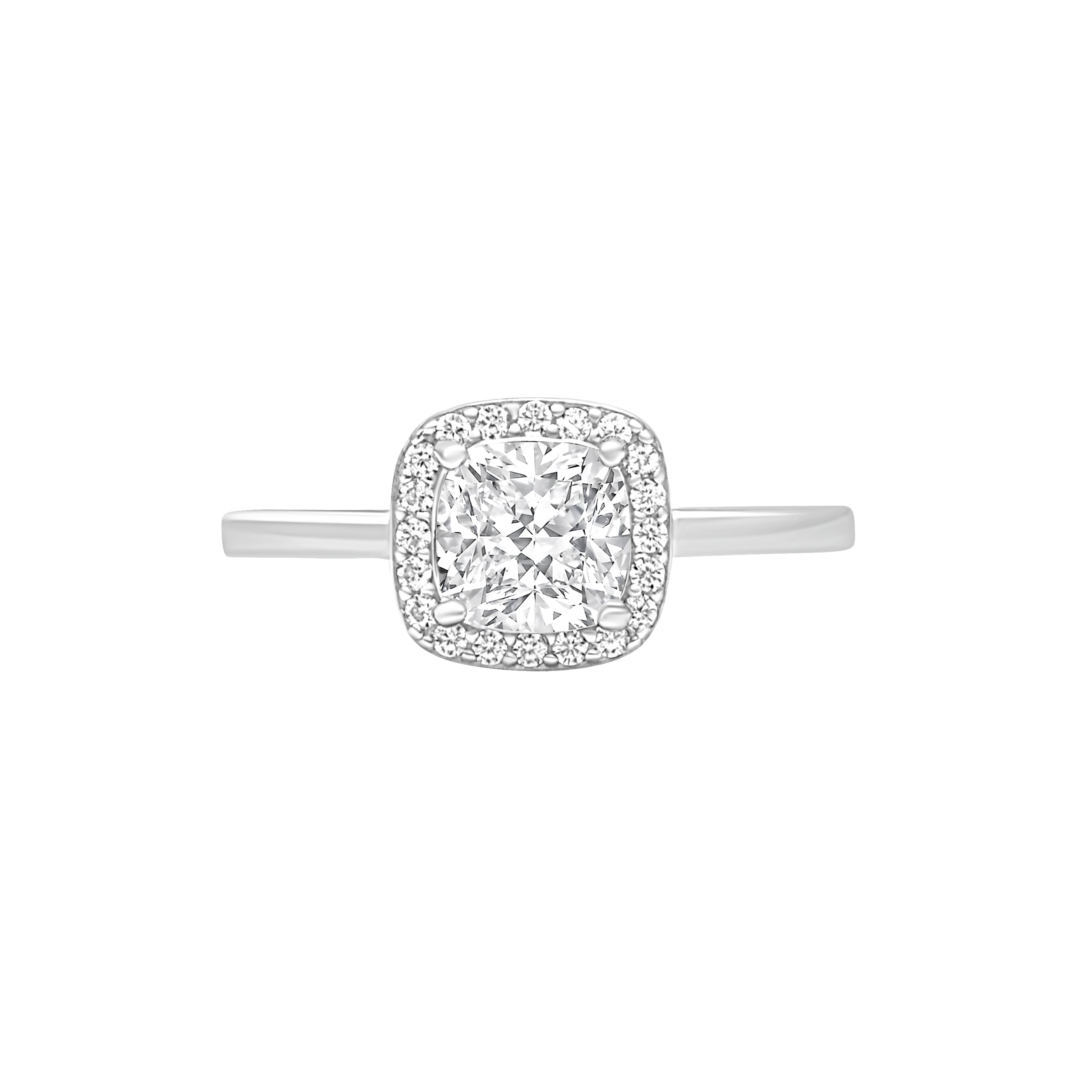 Zirconia Silver Color Ring